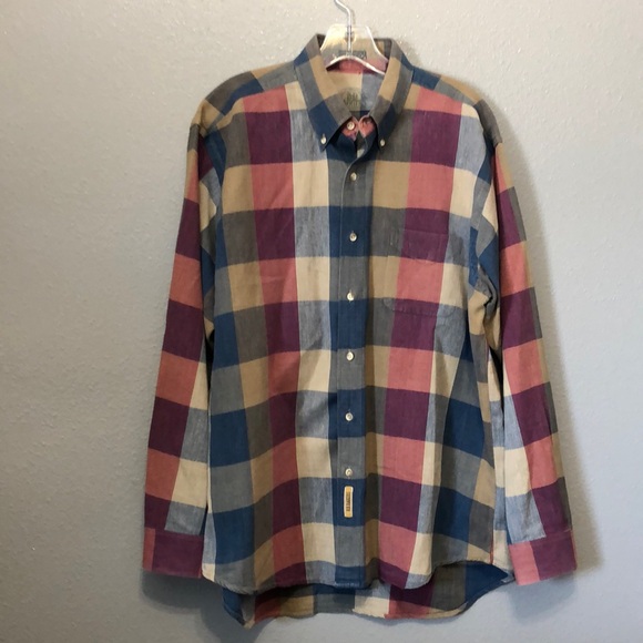 BD Baggies | Shirts | Vintage Bd Baggies Plaid Shirt Mens Large L ...